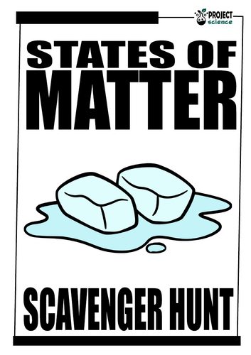 States of Matter Scavenger Hunt | Teaching Resources