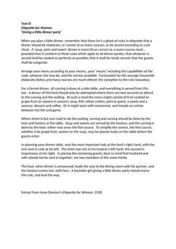 A Level English Language AQA Meanings & Representations Paper 1 A ...