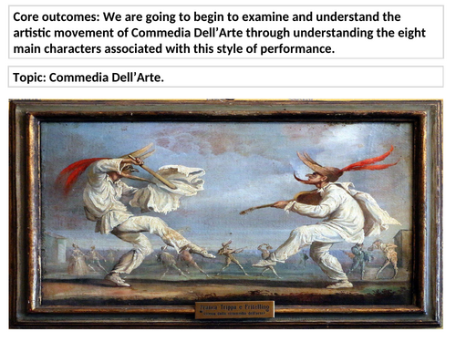 Drama: Commedia Dell'Arte scheme of work. | Teaching Resources