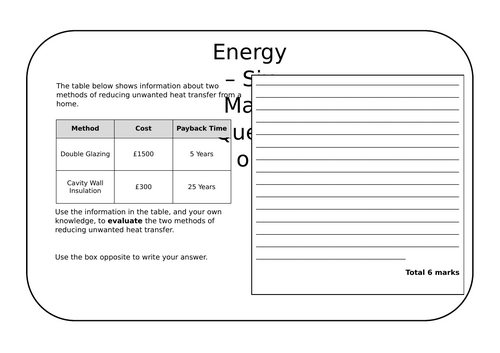 Conservation of Energy - Complete Lesson | Teaching Resources