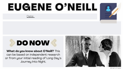 Long Day's Journey Into Night | Lesson One | Drama Analysis | Eugene O ...