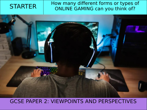 Writing Articles - Online Gaming | Teaching Resources