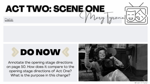 Long Day's Journey Into Night | Lesson Five | Drama Analysis | Eugene O ...