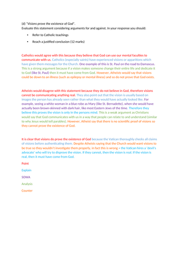 Paper 3 Philosophy & Ethics Revision Edexcel GCSE RS | Teaching Resources