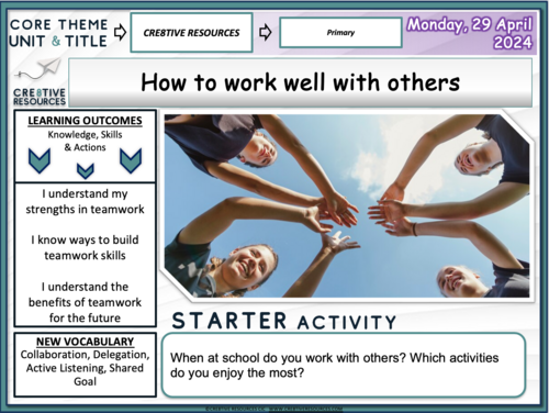 How to work well with others | Teaching Resources