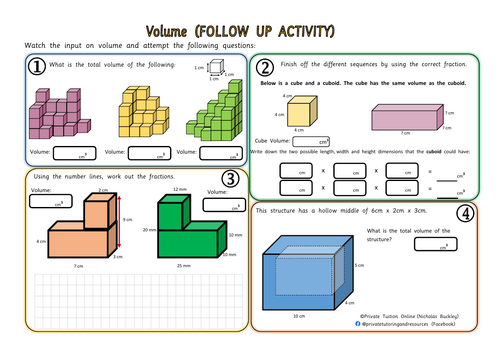 Volume 3D Shapes | Teaching Resources