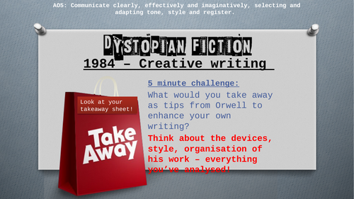 Dystopian Fiction SOW | Teaching Resources