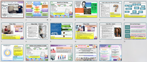 Benefits of Working and being in employment - Careers Lesson | Teaching ...