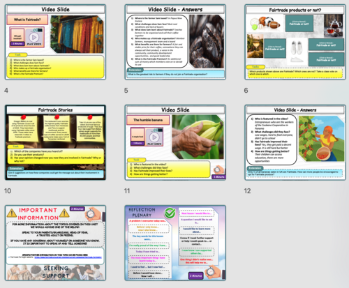 Fairtrade Lesson (learn about fair trade & Fairtrade Fortnight ...