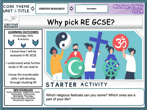 GCSE RE - Options Subject Lesson - Religious Education RS | Teaching ...