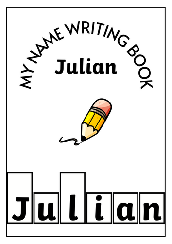 Boys Name Writing Booklets- Full Pack | Teaching Resources