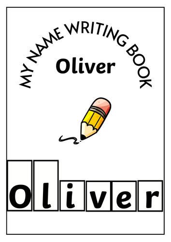 Boys Name Writing Booklets- Full Pack | Teaching Resources