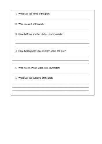 Mary Queen of Scots - History 2 lessons (2019) | Teaching Resources