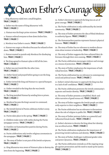 Queen Esther's Story of Purim | Teaching Resources