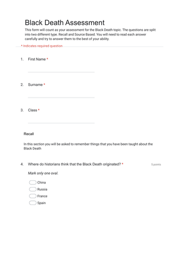 The Black Death | Teaching Resources