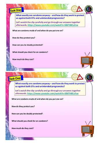 Condoms Contraception PSHE | Teaching Resources