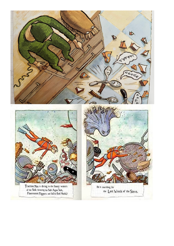 Traction Man Planning for Y1 & 2 mixed class | Teaching Resources