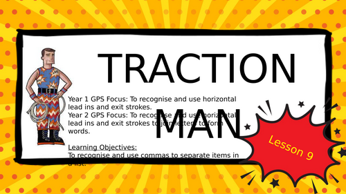 Traction Man Planning for Y1 & 2 mixed class | Teaching Resources