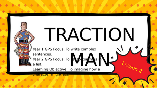 Traction Man Planning for Y1 & 2 mixed class | Teaching Resources