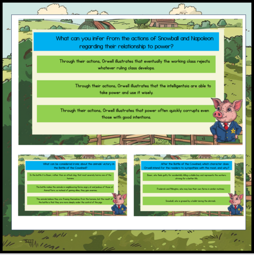 Engage and Excel: Animal Farm Quiz for GCSE English Literature ...