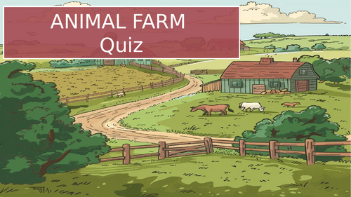 Engage and Excel: Animal Farm Quiz for GCSE English Literature ...