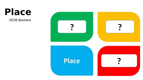 Section 3: MARKETING- IGCSE Business 0450- Teaching Slides + Revision ...