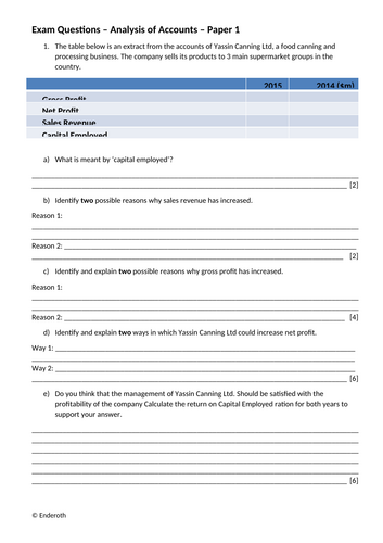 Section 5-Financial Information and Decisions-IGCSE Business-0450 ...