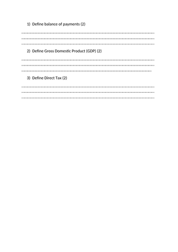 Section 6-External Influences on Business Activity-IGCSE Business-0450 ...
