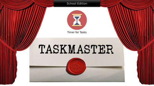 Taskmaster Activity | Teaching Resources