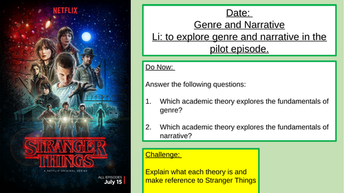 Media Studies A-Level OCR - Stranger Things | Teaching Resources