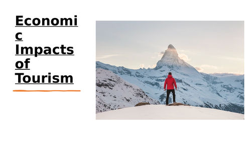 Economic impacts of tourism lesson | Teaching Resources