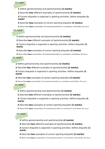 PED's (Performance Enhancing Drugs): GCSE AQA - Paper 2 | Teaching ...