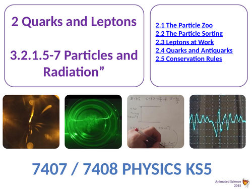2 Quarks and Leptons - AQA A-Level Physics | Teaching Resources