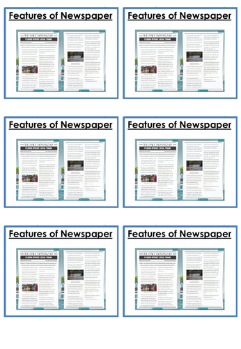 Letters From the Lighthouse - Newspaper Year 5 | Teaching Resources