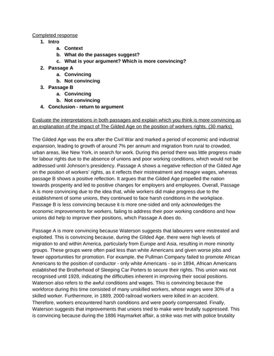 A-Level OCR History Civil Rights video guide - Passages (30 marks ...