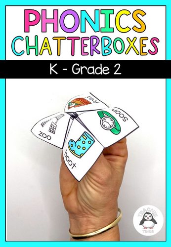 Fun Phonics Activity - Phonics Fortune Tellers Chatterboxes | Teaching ...