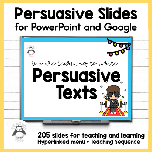 Persuasive Writing Lesson Slides | Opinion Writing Unit Plan and ...