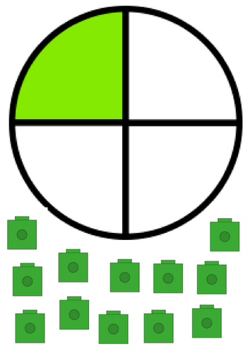 Unifix cubes - fractions of amount KS1/KS2 MATHS | Teaching Resources