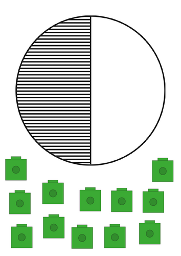Unifix cubes - fractions of amount KS1/KS2 MATHS | Teaching Resources