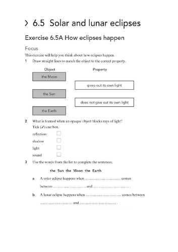 Cambridge Igcse Unit 6 Teaching Resources
