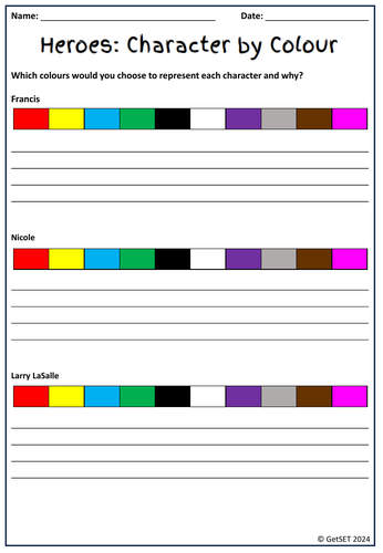 Heroes by Robert Cormier Revision Activities | Teaching Resources