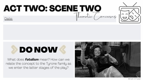 Long Day's Journey Into Night | Lesson Six | Drama Analysis | Eugene O ...