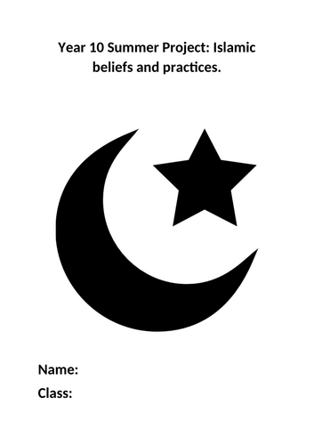 Islam Beliefs and Practices workbook | Teaching Resources