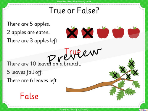 Subtraction - Taking Away and Crossing Out - Year 1 | Teaching Resources