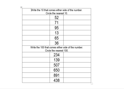 Maths: Rounding to 10 and 100 | Teaching Resources