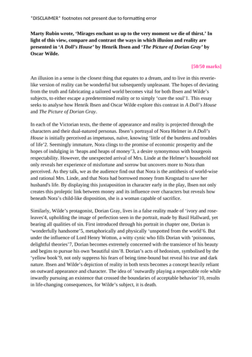 A-LEVEL ENGLISH LIT | FULL MARKS AQA NEA COURSEWORK (50/50) | Teaching ...