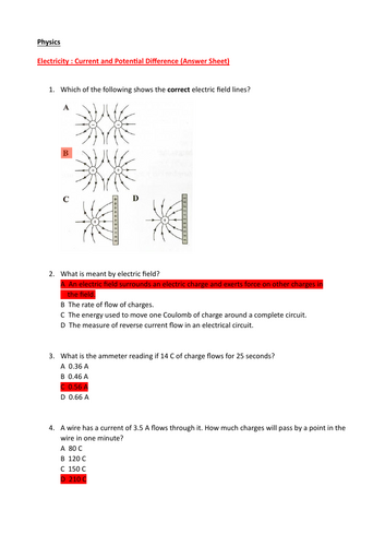 NEW Electricity Worksheets Bundle (4 NEW Worksheets 90+ Questions ...