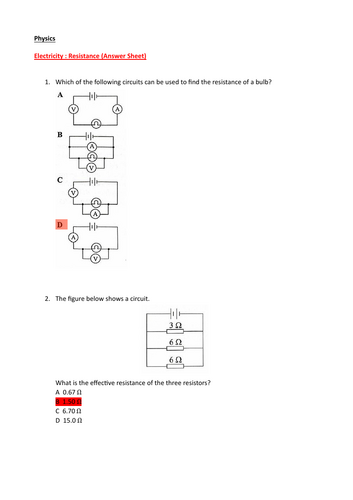 NEW Electricity Worksheets Bundle (4 NEW Worksheets 90+ Questions ...