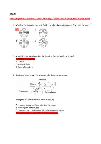 NEW Electromagnetism Worksheets Bundle (3 NEW Worksheets 90+ Questions ...