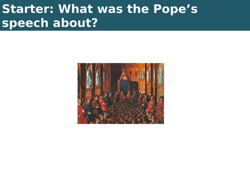 Religion in Middle Ages and Crusades KS3 | Teaching Resources